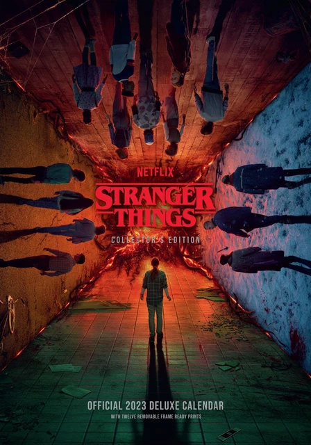 STRANGER THINGS (CALENDAR A3 2023 Deluxe) £13.97 - PicClick UK