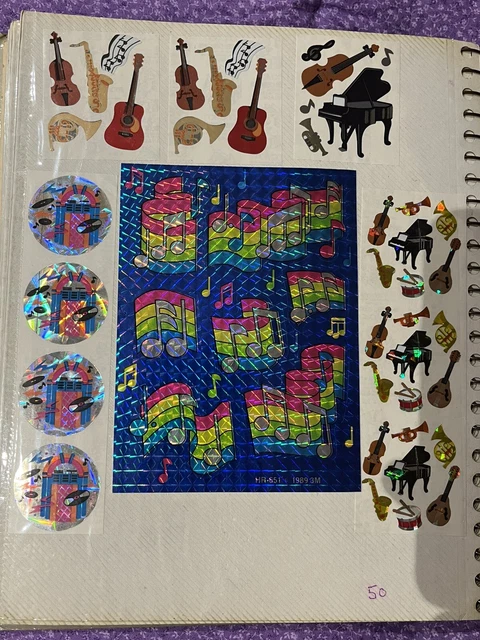 2X 80S 90S Sticker Album Books WWF Sandylion Garfield Mario Garbage ...