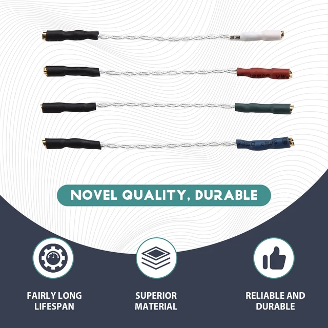 4PCS TURNTABLE Stylus 5N Pure Silver Wire Thread 50mm Enthusiast7843 ...