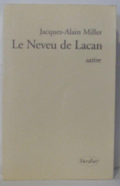 LE NEVEU DE Lacan | Jacques-Alain Miller | Bon état EUR 8,00 - PicClick FR