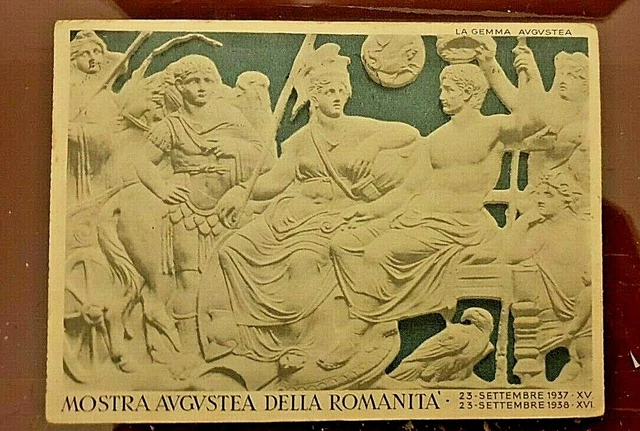 CARTOLINA MOSTRA AUGUSTEA della romanita' 1938 formato grande EUR 15,00 ...