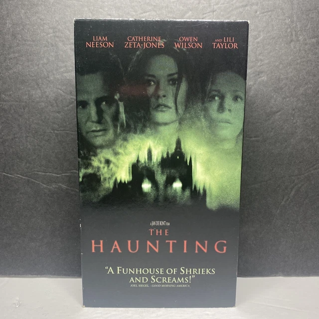 THE HAUNTING VHS Tape 1999 Liam Neeson Catherine Zeta-Jones Owen Wilson ...