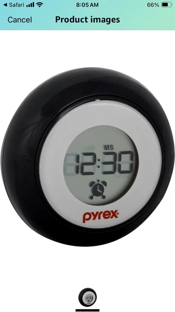 VINTAGE DIGITAL PYREX Kitchen Timer Magnetic Fridge Clock $9.00 - PicClick