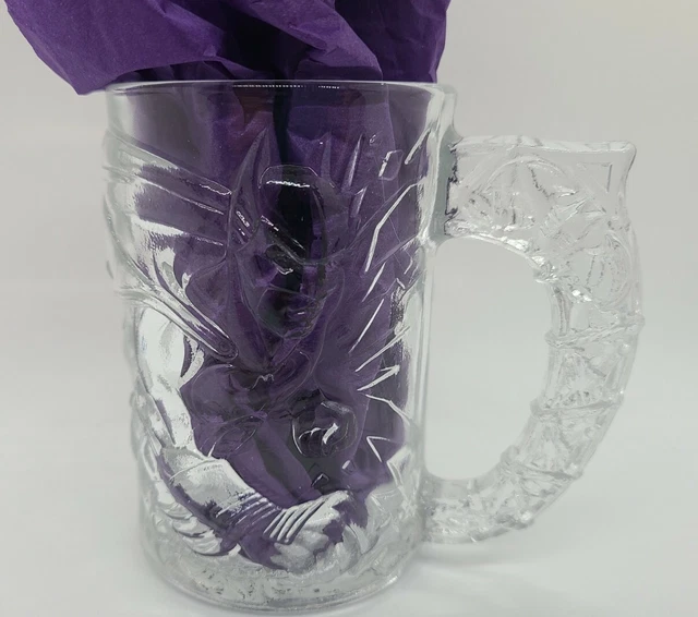 MCDONALDS 1995 BATMAN Forever ROBIN Collectors Glass Mug Cup DC Comics ...