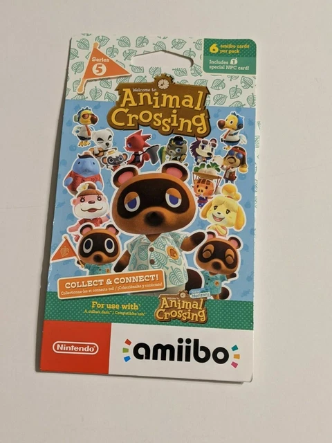 NINTENDO ANIMAL CROSSING Series 5 Amiibo Cards - 6 Pack - SHIPS NOW! IN HAND! EUR 18,36 ...