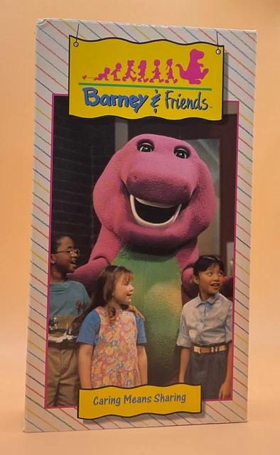 BARNEY & FRIENDS: Caring Means Sharing (VHS, 1992) Vintage 90s Kids TV ...