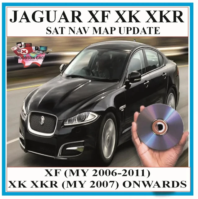 JAGUAR XK, XKR, XF Sat Nav Map DISC with the latest map Update 2020 £14 ...
