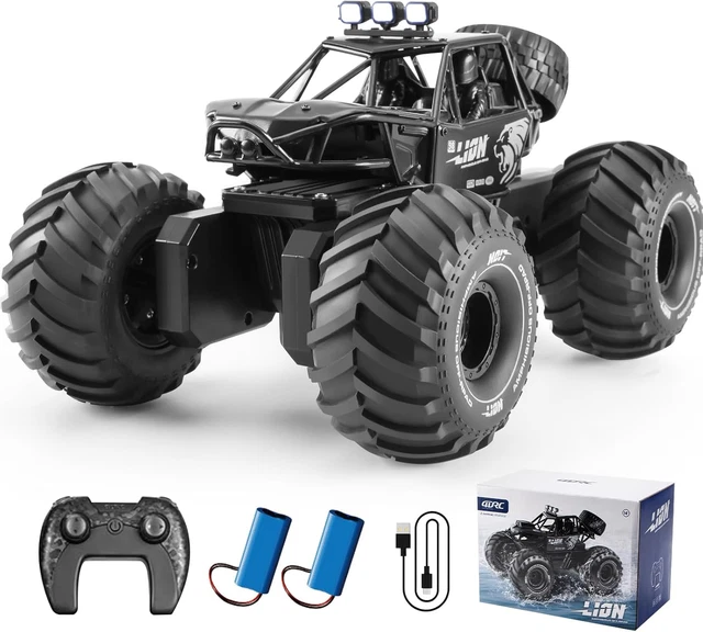 AMPHIBIOUS RC CAR Boat 4WD Off-Road Monster Truck 2.4Ghz All-Terrain ...