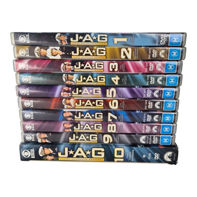JAG COMPLETE TV Series Seasons 1-10 DVD 1 2 3 4 5 6 7 8 9 10 $108.95 ...