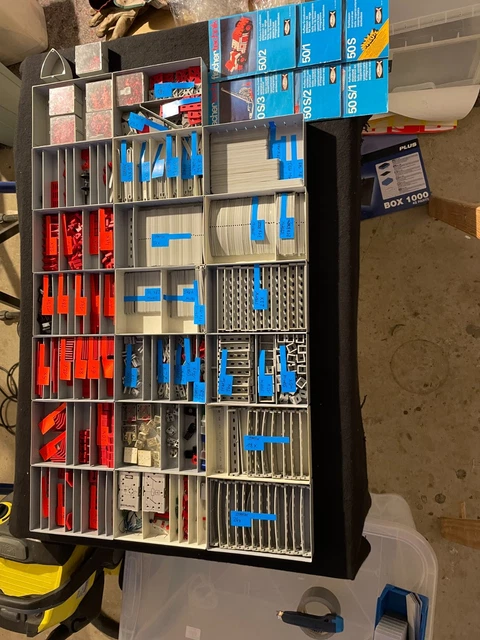 FISCHERTECHNIK KONVOLUT GEBRAUCHT, aber gut erhalten, mit div. kompl ...