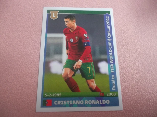 PANINI ROAD TO Qatar 2022 World Cup Cristiano Ronaldo Sticker No 433 ...