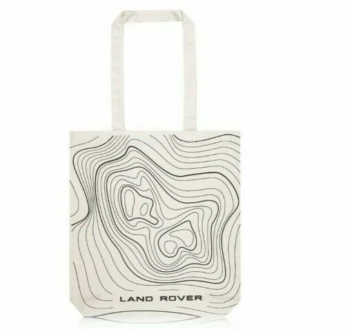 LAND ROVER MERCHANDISE New Genuine Relief Map Canvas Tote Bag ...
