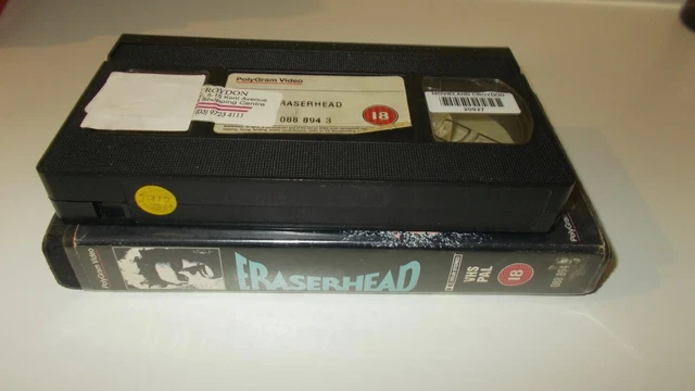 ERASERHEAD VHS Pal small box polygram video £117.52 - PicClick UK