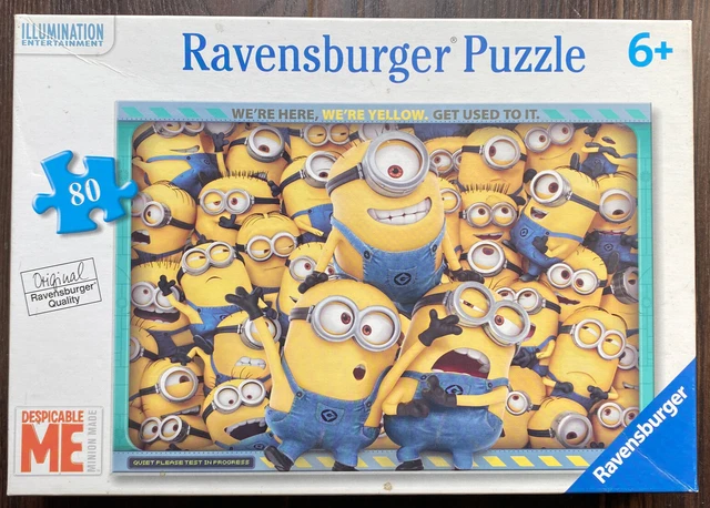 RAVENSBURGER PUZZLE DESPICABLE Me Minion 80 Pieces Complete Age 6+ £2. ...