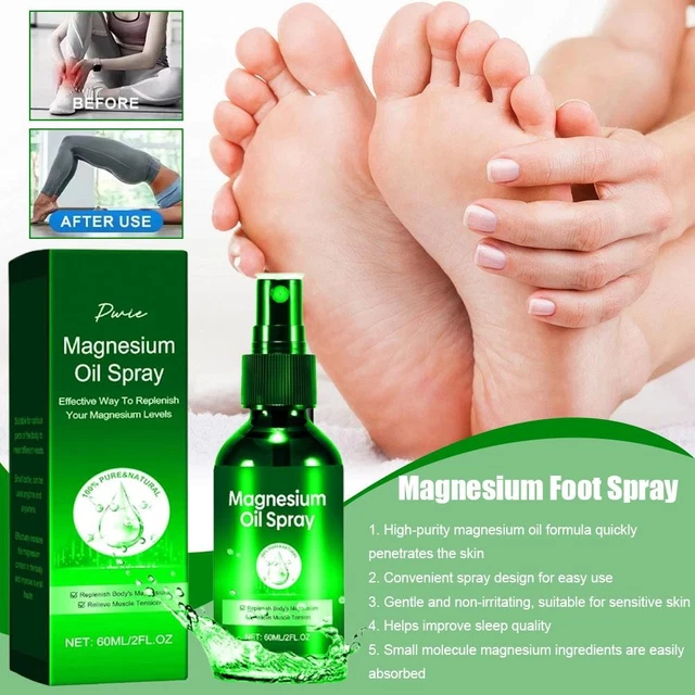 2 FL.OZ PURE Magnesium Oil Spray , Relieve Muscle Soreness ﻿& Joint ...