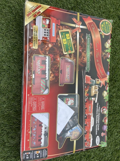 CHRISTMAS EZTEC SANTA'S Express Musical Train Set. With 16ft Train ...