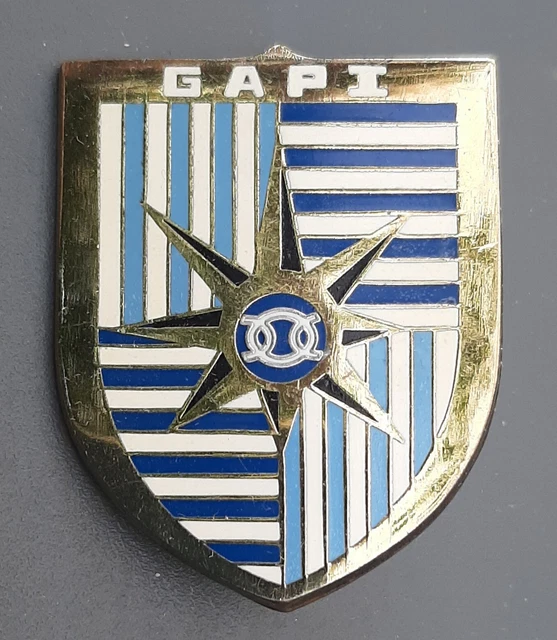 INSIGNE GAPI GROUPEMENT Administratif Personnels Isolés ORIGINAL BADGE ...