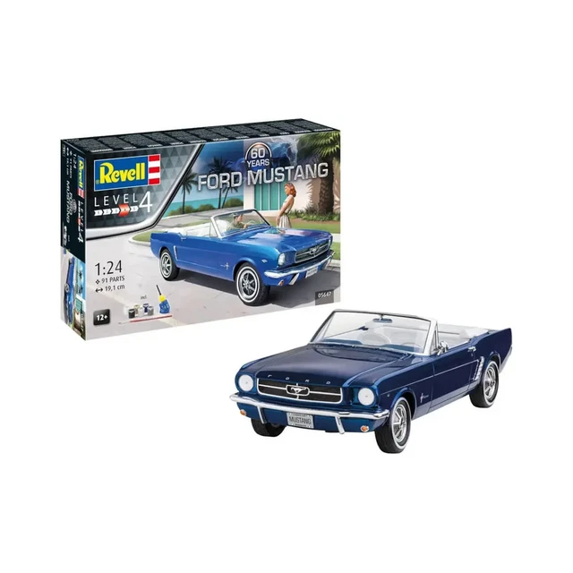REVELL 05647 60TH Anniversary of Ford Mustang - Geschenkset Modell 1:24 ...