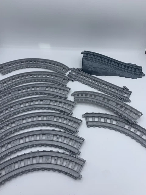 FISHER PRICE THOMAS & Friends Track master Track Bundle Curved Long ...