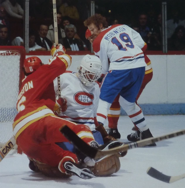 ACTION HOCKEY PHOTO Print Atlanta Flame Ken Houston Vs Micjel Larocque ...