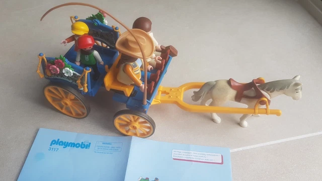 LA CALÈCHE PLAYMOBIL et ses 4 personnages Référence 3137 EUR 9,00 ...