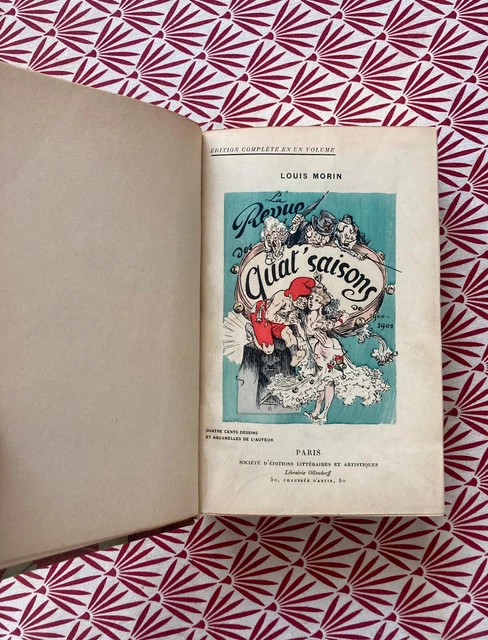 LOUIS MORIN : 1900, Revue des Quat'Saisons, livre illustré EUR 120,00 ...