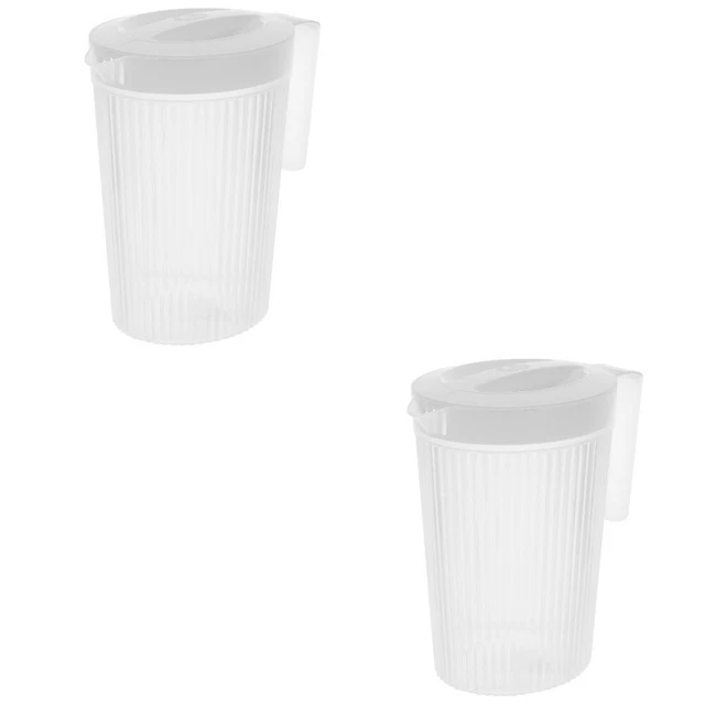 2 PCS BIANCA Plastica Brocca Per Acqua Fredda Di Grande Capacità ...