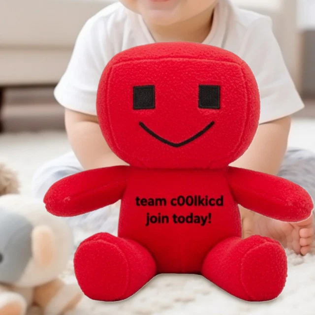 FORSAKEN C00LKIDD RED Cool Kids Cuddle Plush Buddy Toy Stuffed Animal ...