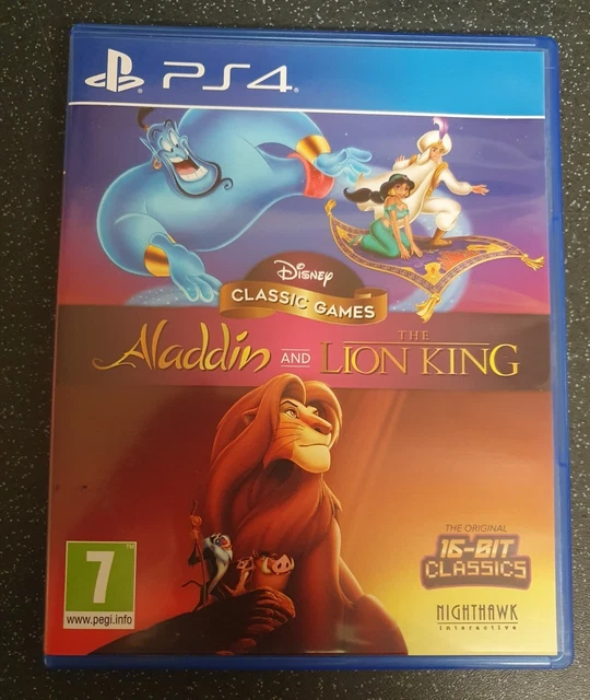 DISNEY CLASSIC GAMES. Aladdin & The Lion King. PS4. Original 16 Bit ...