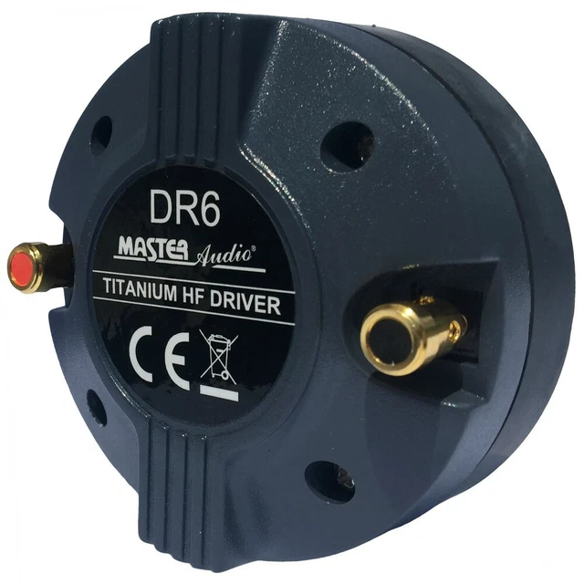 1 MASTER AUDIO DR6 Compression Driver Mens 300 Watt Max for Speaker £58 ...