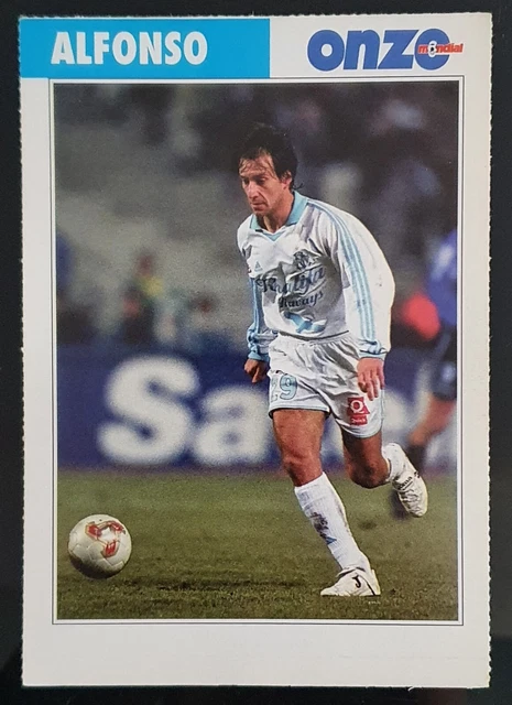 FICHE ONZE MONDIAL Alfonzo Olympique De Marseille Rare EUR 7,99 ...