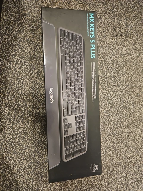LOGITECH MX KEYS S Plus Advanced Wireless Keyboard (NEW SEALED) £94.99 ...