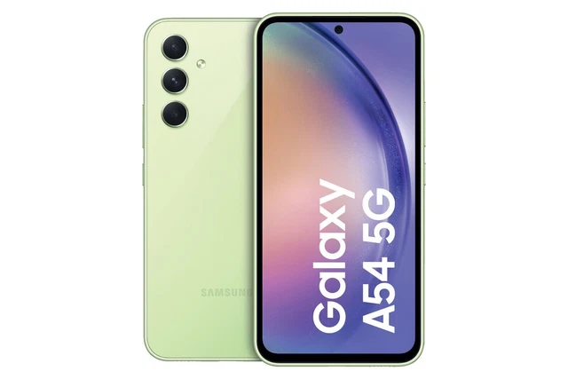 SAMSUNG GALAXY A54 SM-A546B/DS - 128GB - Awesome Lime - NEU ...