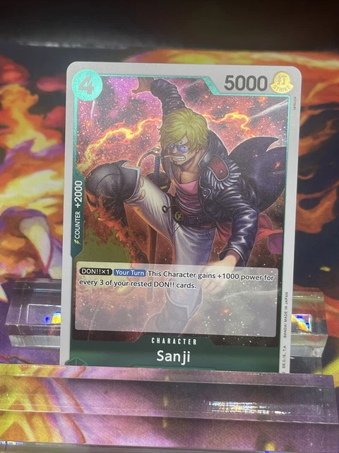 SANJI EB01-014 ONE Piece Card Game TCG Memorial Collection Eng Holo Rare Green $3.80 - PicClick AU
