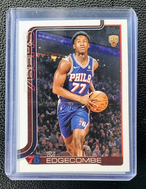 10 CARD LOT! 2025-26 Topps Basketball VJ Edgecombe #203 Base Rookie RC ...
