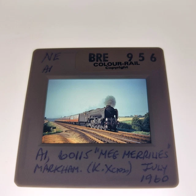 COLOUR-RAIL SLIDE REF BRE956 BR 60115 Markham summit 7/60 £2.49 ...