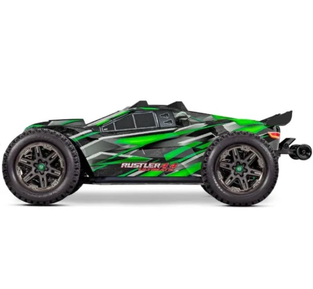 TRAXXAS RUSTLER ULTIMATE 1:10 4WD Short Course Truck- Green + 5000mah ...