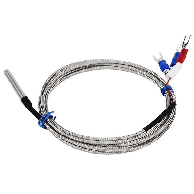 RTD PT100 INDUSTRIAL Grade Temperature Sensor with Fiber Insulation £11 ...