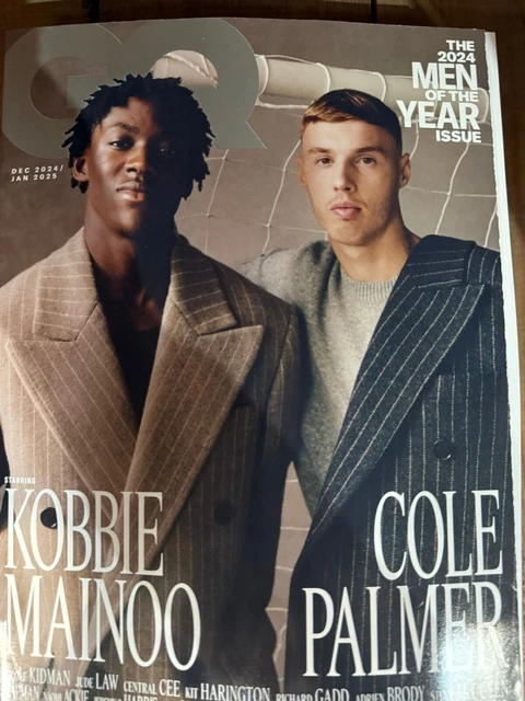 GQ MAGAZINE DEC 2024/Jan 2025 Men of the Year Awards Kobbie Mainoo ...