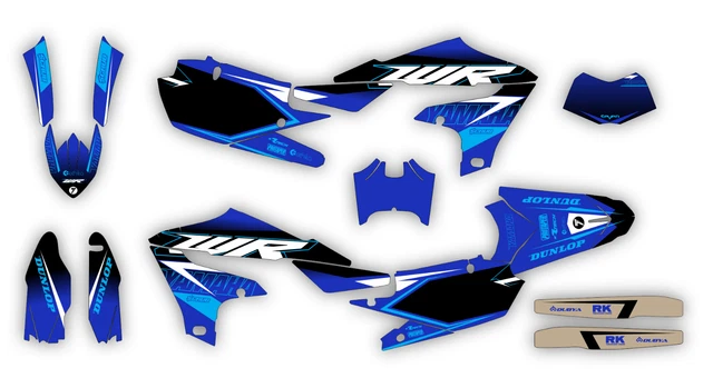 GRAPHICS YAMAHA WR450F 2019 2020 2021 2022 2023 WR250F 2020 2021 2022 ...