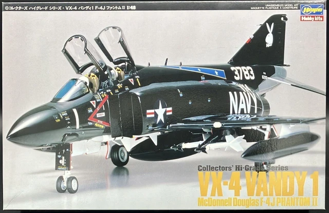 HASEGAWA 1/48 MCDONNELL Douglas F-4J Phantom II - VX-4 Vandy 1 #CH2 EUR ...