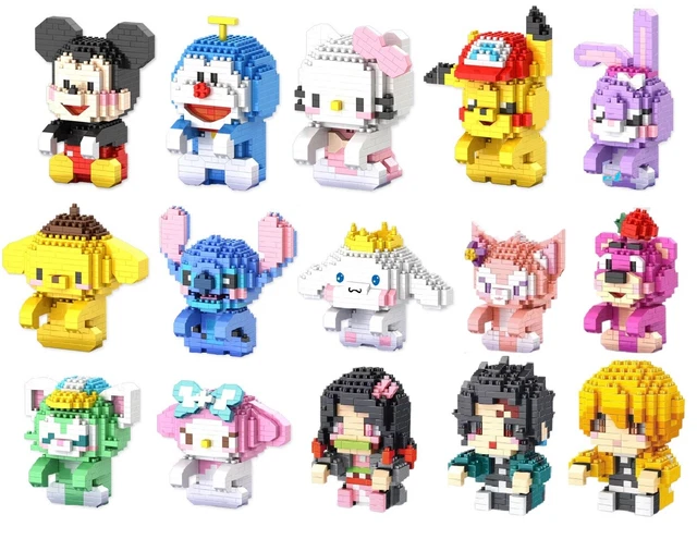MINI BLOCK MANGA anime cartoon bunny pocket monster micro building ...