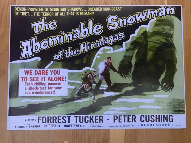 MOVIE POSTER THE Abominable Snowman 420mm x 594mm (A2) EUR 4,68 ...