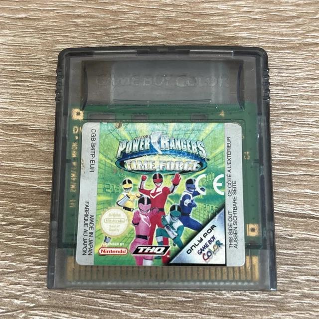 POWER RANGERS TIME Force Nintendo Gameboy Color Advance Game! Genuine ...