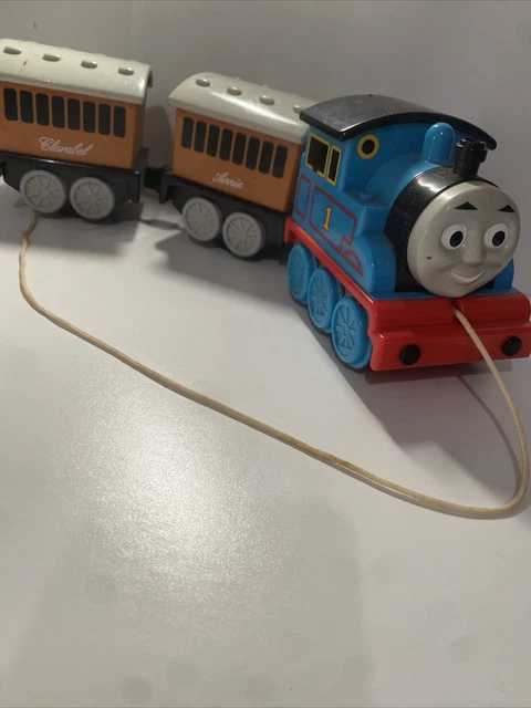 THOMAS THE TANK Engine Pull Along Train-Tomy 1998 - Train Noise Working ...