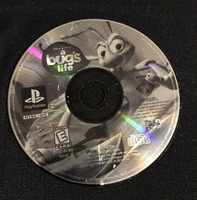 DISNEY PIXAR A Bug's Life PS1 Playstation 1 DISQUE DE JEU TESTÉ ...