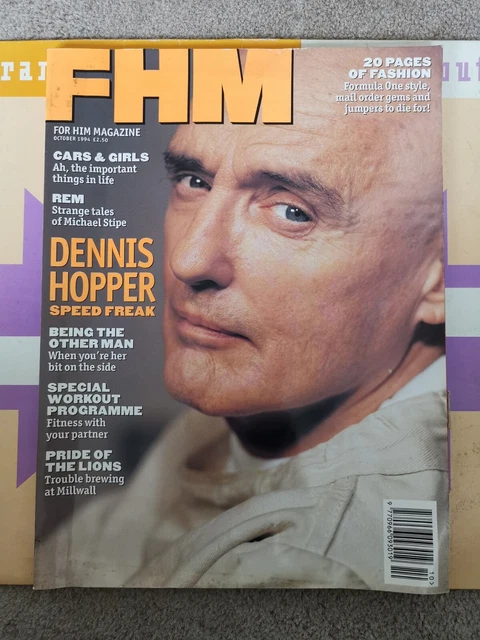 FHM MAGAZINE OCTOBER 1994 Dennis Hopper Michael Schumacher Milla ...