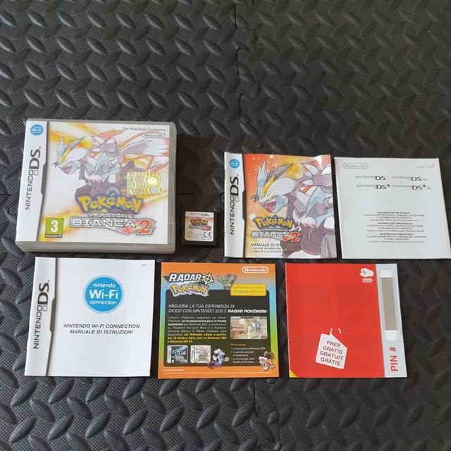 POKÈMON BIANCA 2 Come Nuovo Completo Originale Nintendo PAL ITA for DS ...