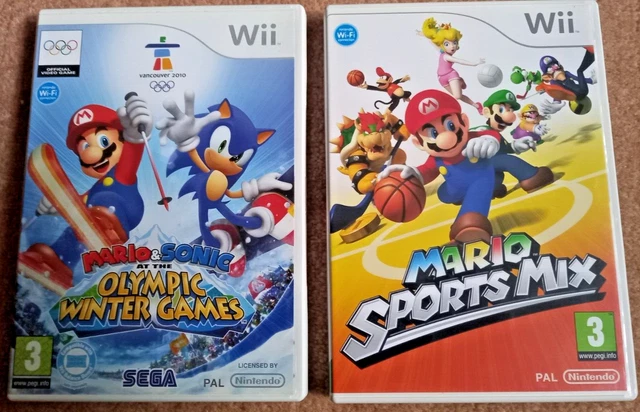WII SUPER MARIO Sports Mix/Mario & Sonic at the Winter Olympic Games £0 ...