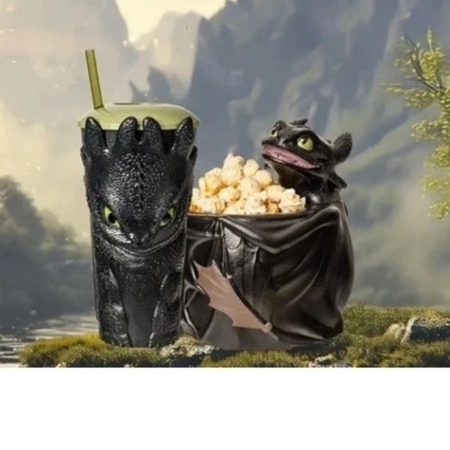 ODEON HOW TO Train Your Dragon Toothless Popcorn Bucket and Collectors ...